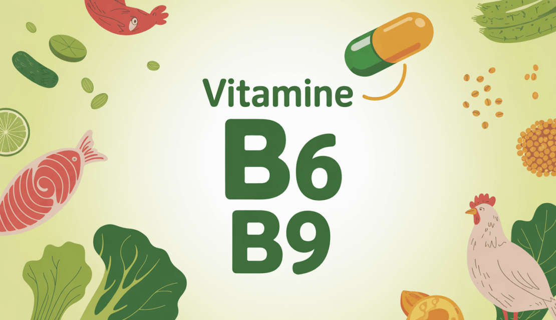Vitamine B6 et B9 : rôles, différences et complémentarité santé